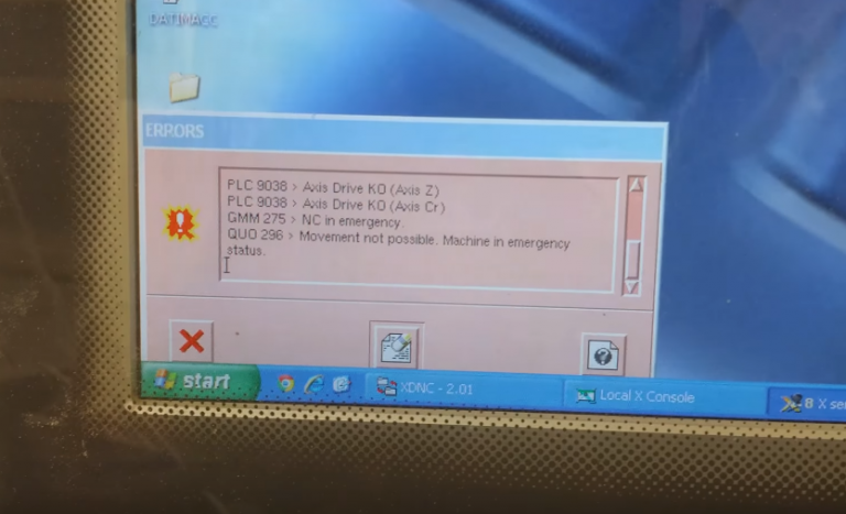 Biesse Rover 24: Global Homing & Jig Thickness Error Codes – CNC SandBox